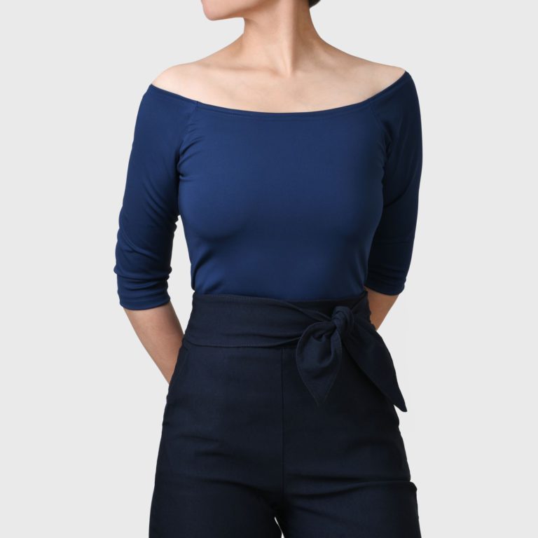 Top Grease Azul - Daniela Bozza